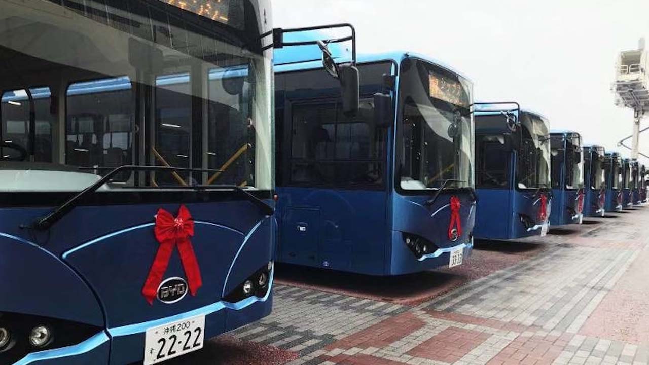 Oando Synergises With Lagos: First Mass Transit Electric Buses Now In ...